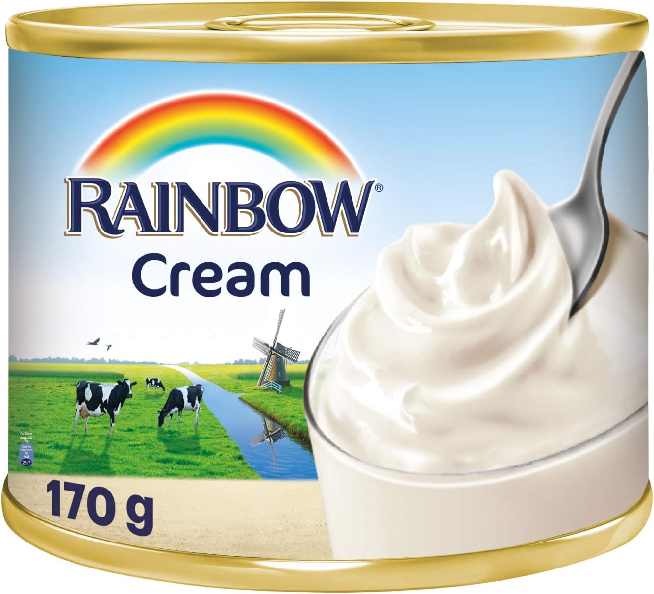 Rainbow Tin Cream 170g : Amazon.ae: Grocery