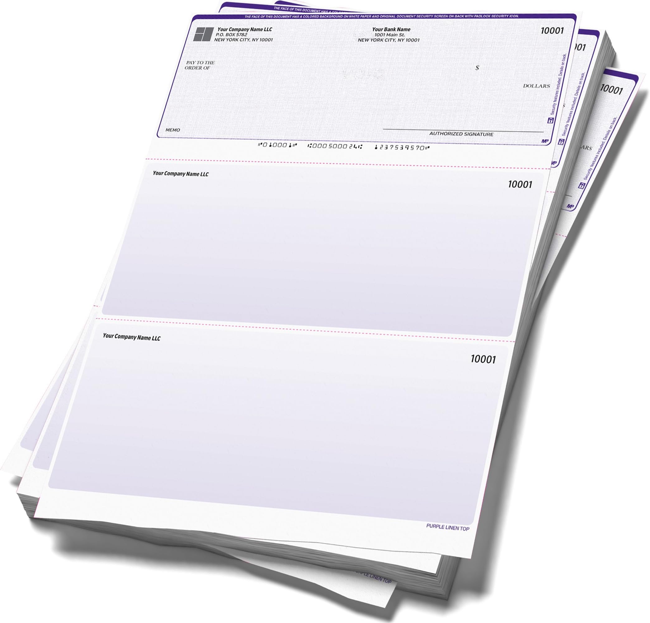 Amazon.com : Computer Checks Compatible W/Quickbooks Check On Top [250 ...