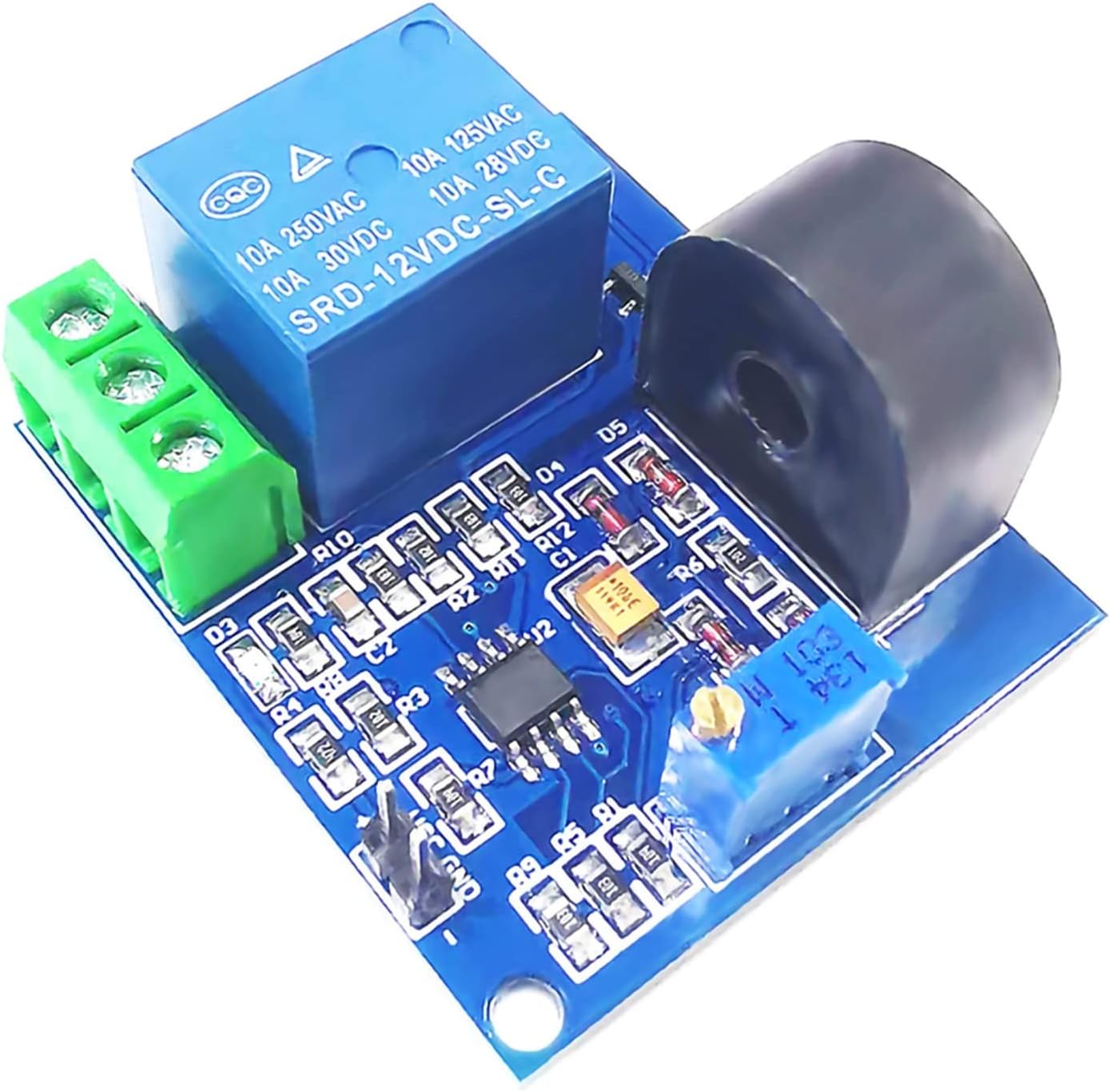 Amazon.com: SSSVJKWR 5A overcurrent Protection Sensor Module AC Current ...