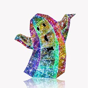 Amazon.com : Pbawab Light Up Ghost Kit Halloween Decorations, 16 LED ...