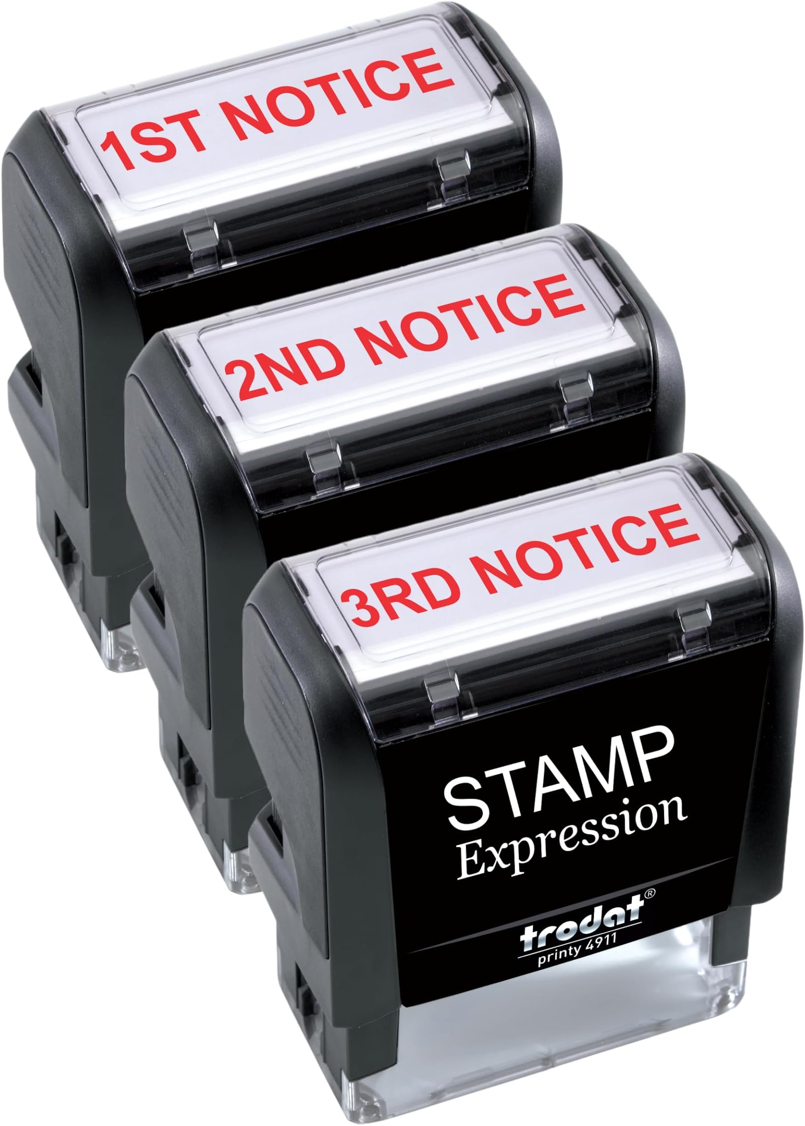 Amazon.com : StampExpression - 1st,2nd,3rd Notice (Set of 3) Office ...