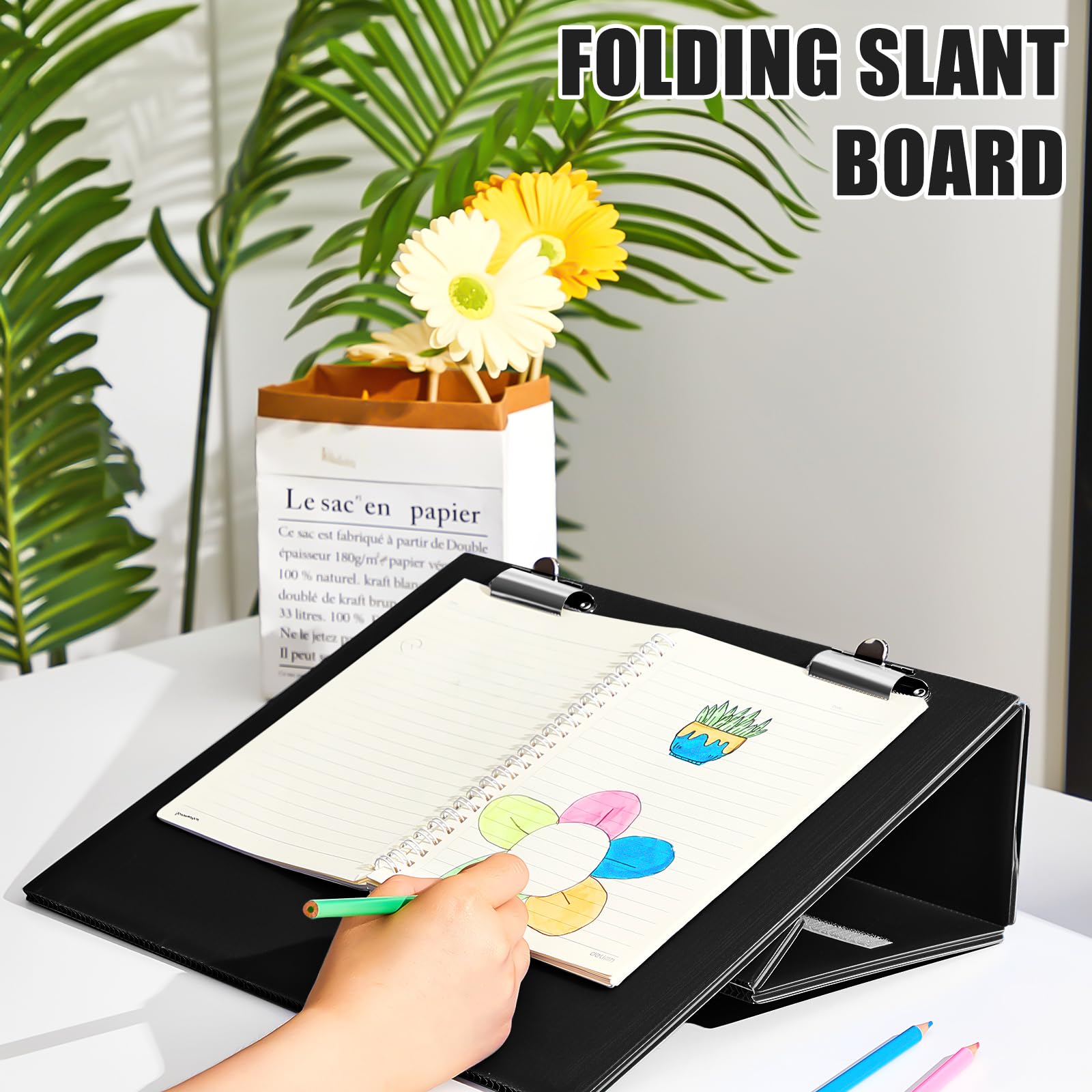 Writing Surface Chivertion Slant Board - 13.5 X 9.3 Inch Sloped Surface ...
