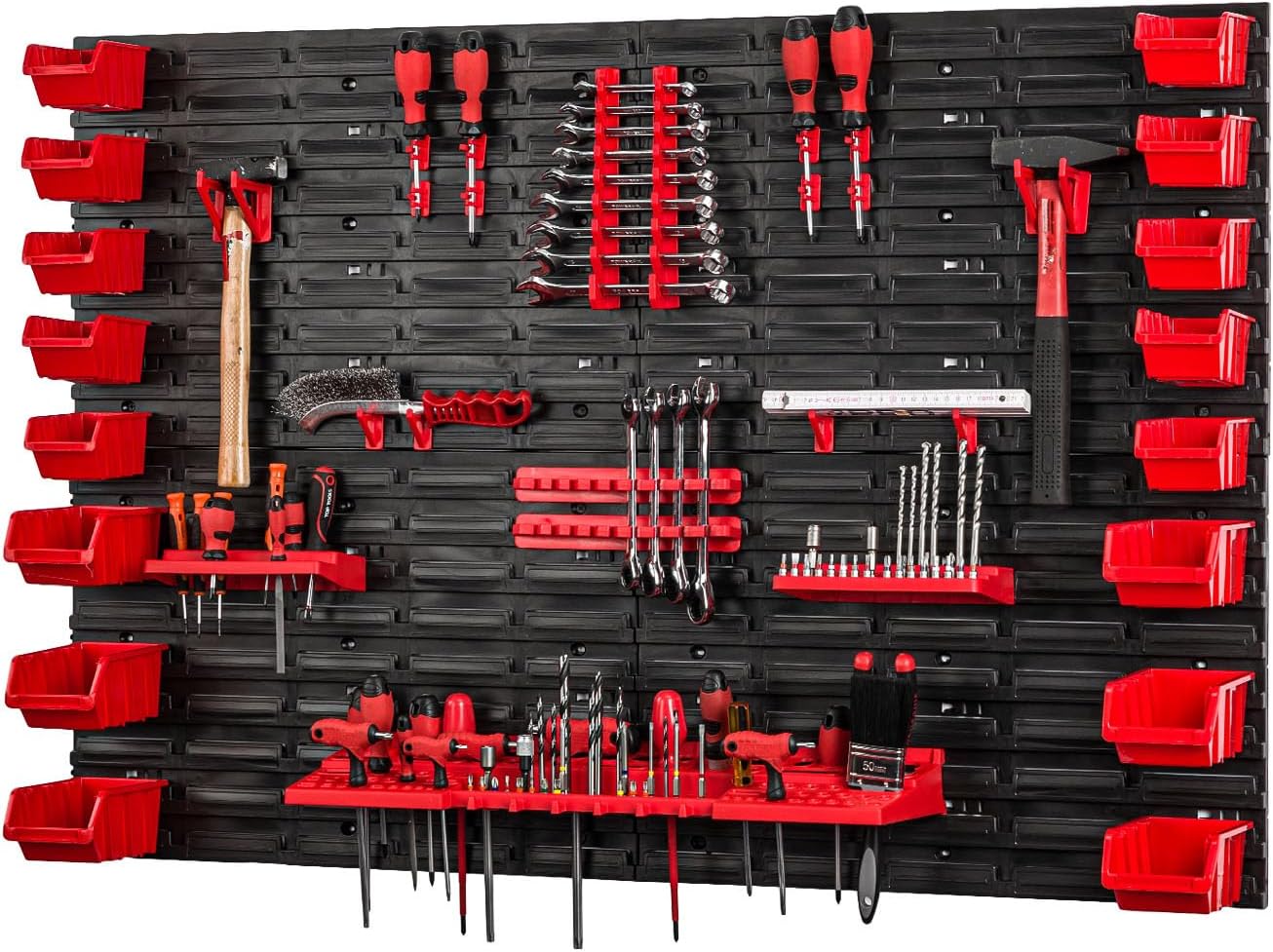 PAFEN Tool Wall With Stacking Boxes - 1152 x 780 mm - Storage System ...