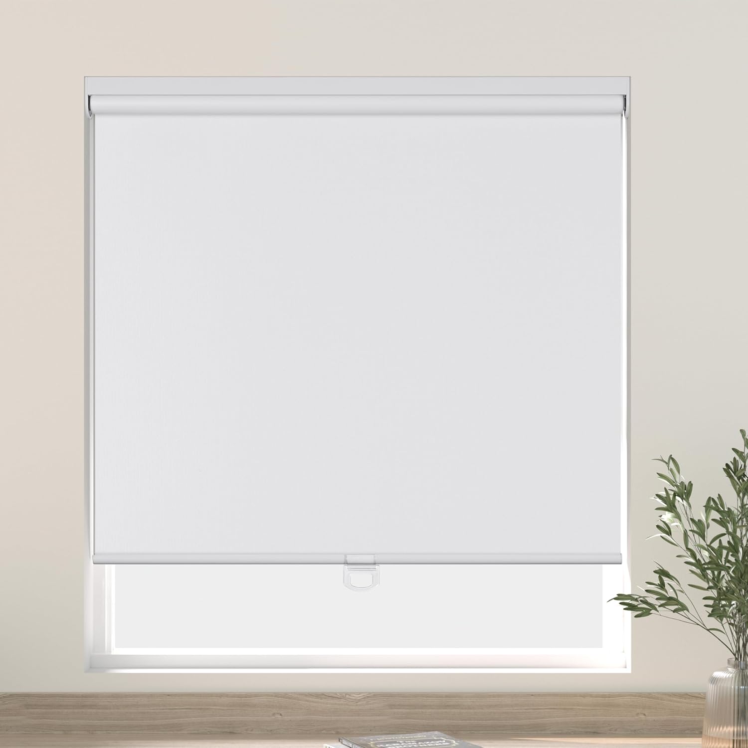 HOTSOON Blackout Roller Blinds Cordless Color-Matched Roller Window ...