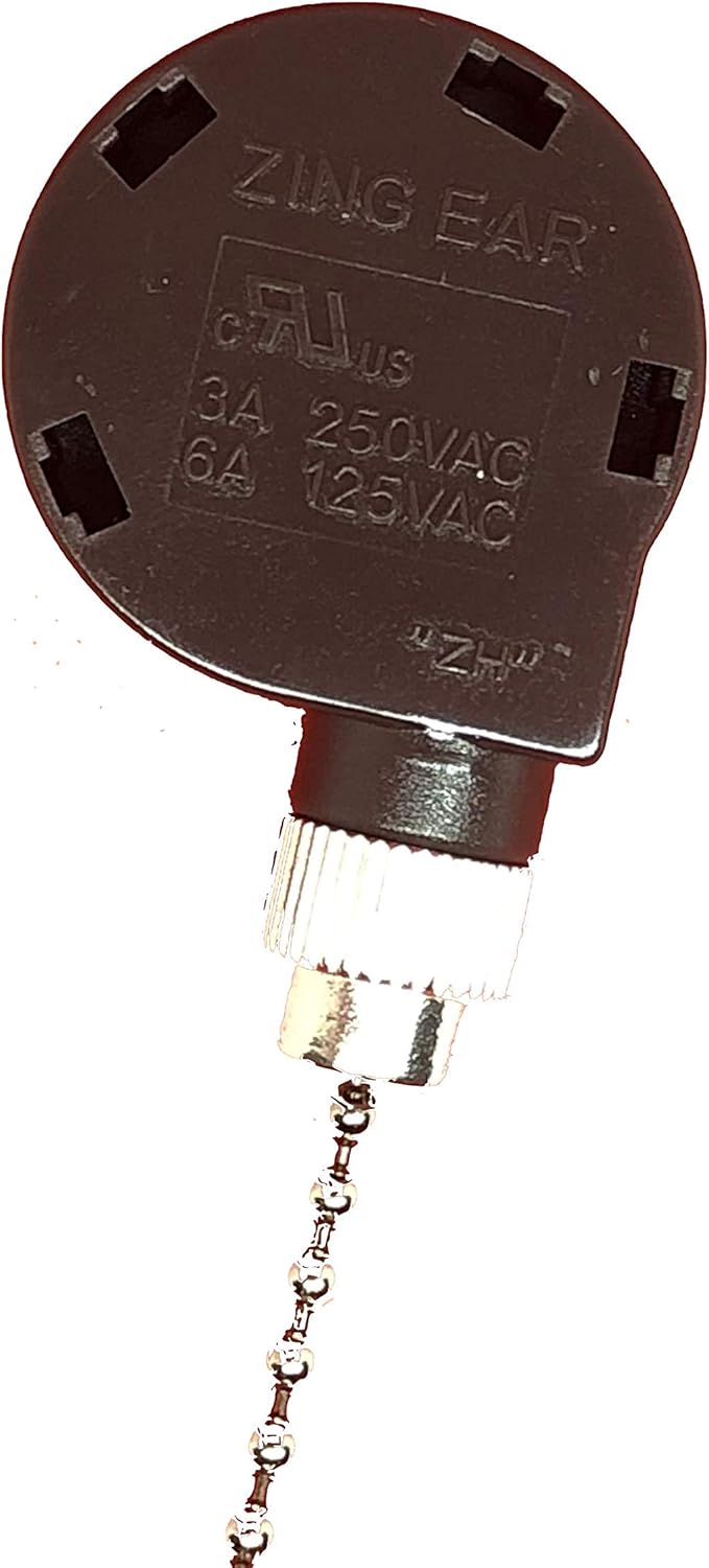Amazon.com: Zing Ear ZE-268S5 4 Speed Pull Chain Switch : Tools & Home ...