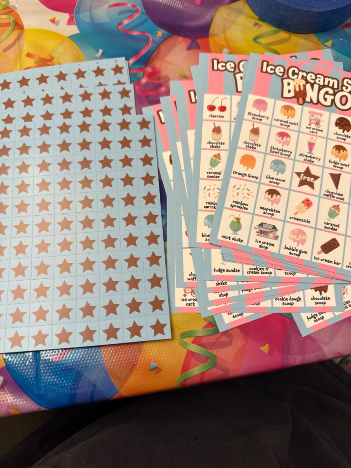 Amazon.com: Disfuco Space Bingo Game, Outer Space Party Games Bingo ...