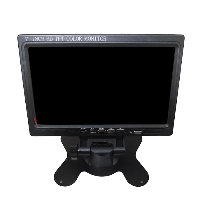 PARUHT 7 Inch TFT Monitor LCD Screen Display with VGA AV HDMI Input for ...