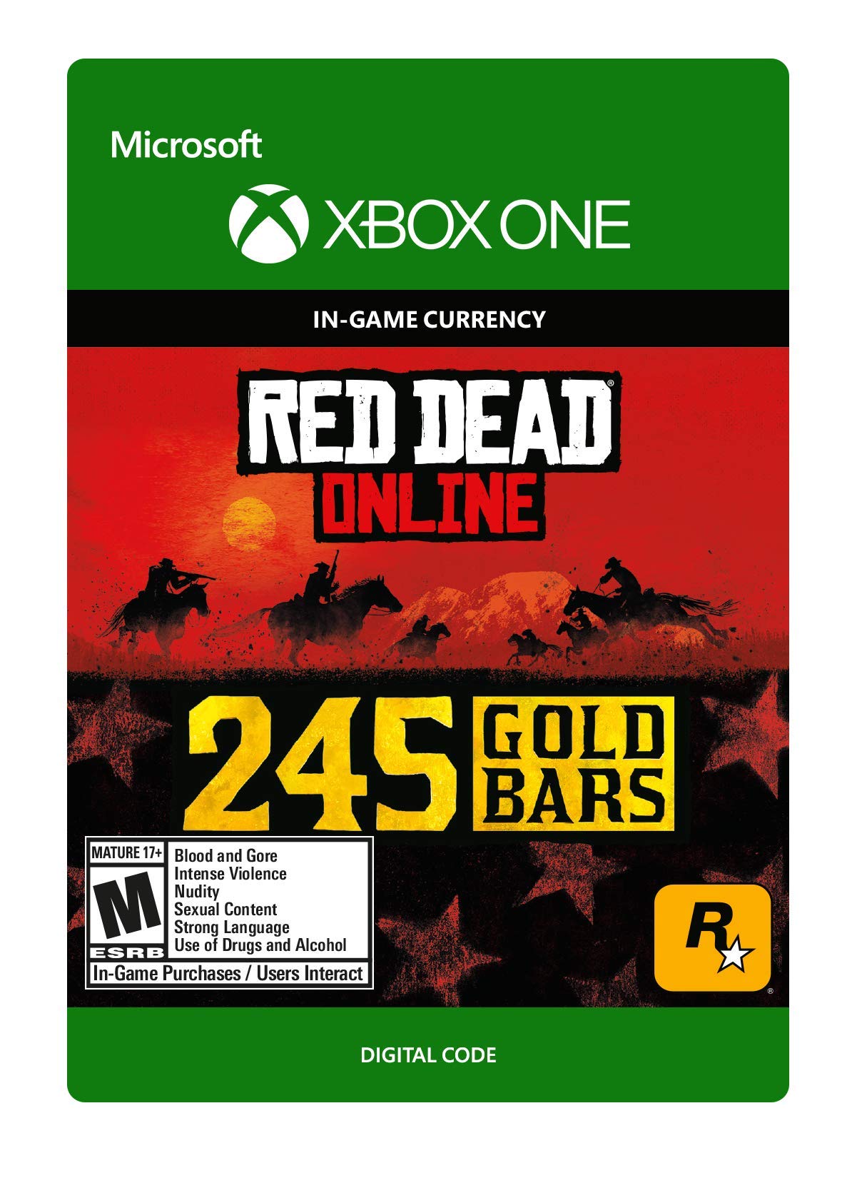 Amazon.com: Red Dead Redemption 2: 245 Gold Bars 245 Gold Bars - [Xbox ...
