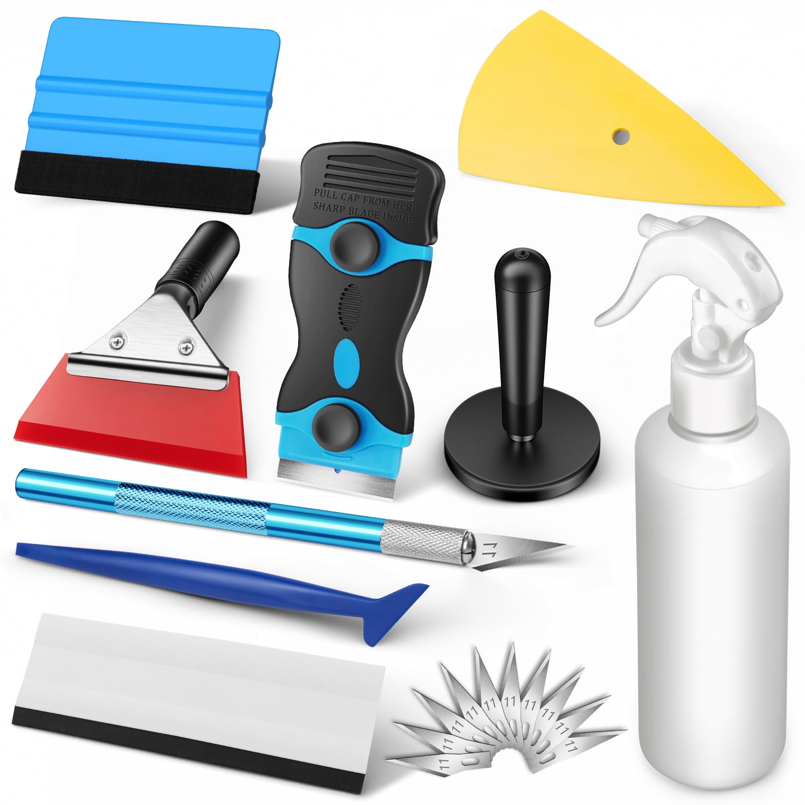 Amazon.com: DIYSELF Window Tint Kit, 9 PCS Window Tint Tools, Vinyl ...