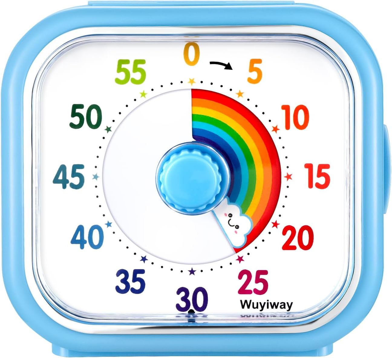 Amazon.com: Wuyiway Visual Timer for Kids and Adults, Rainbow Disk 60 Minute Countdown Timer ...