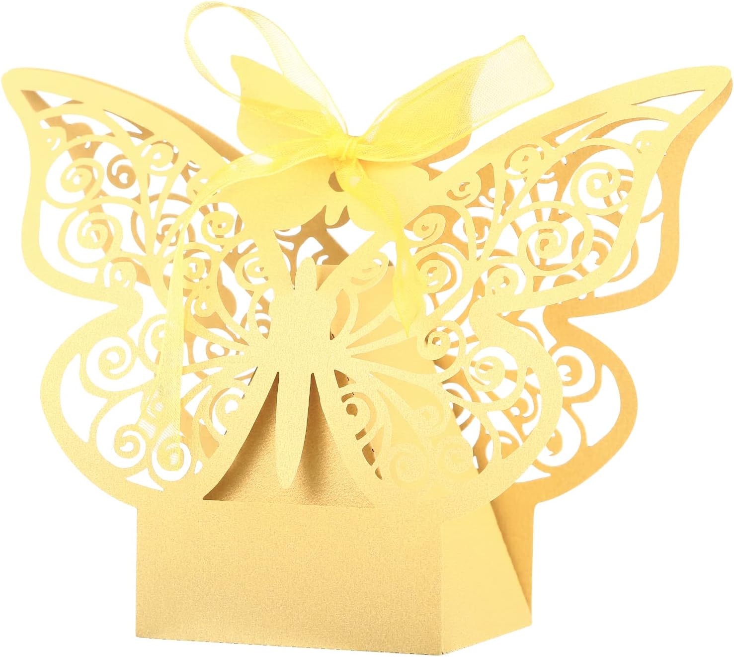 Boîte Cadeau Papillon, 50 Pcs Boîte de Faveur de Mariage, Boîte à ...