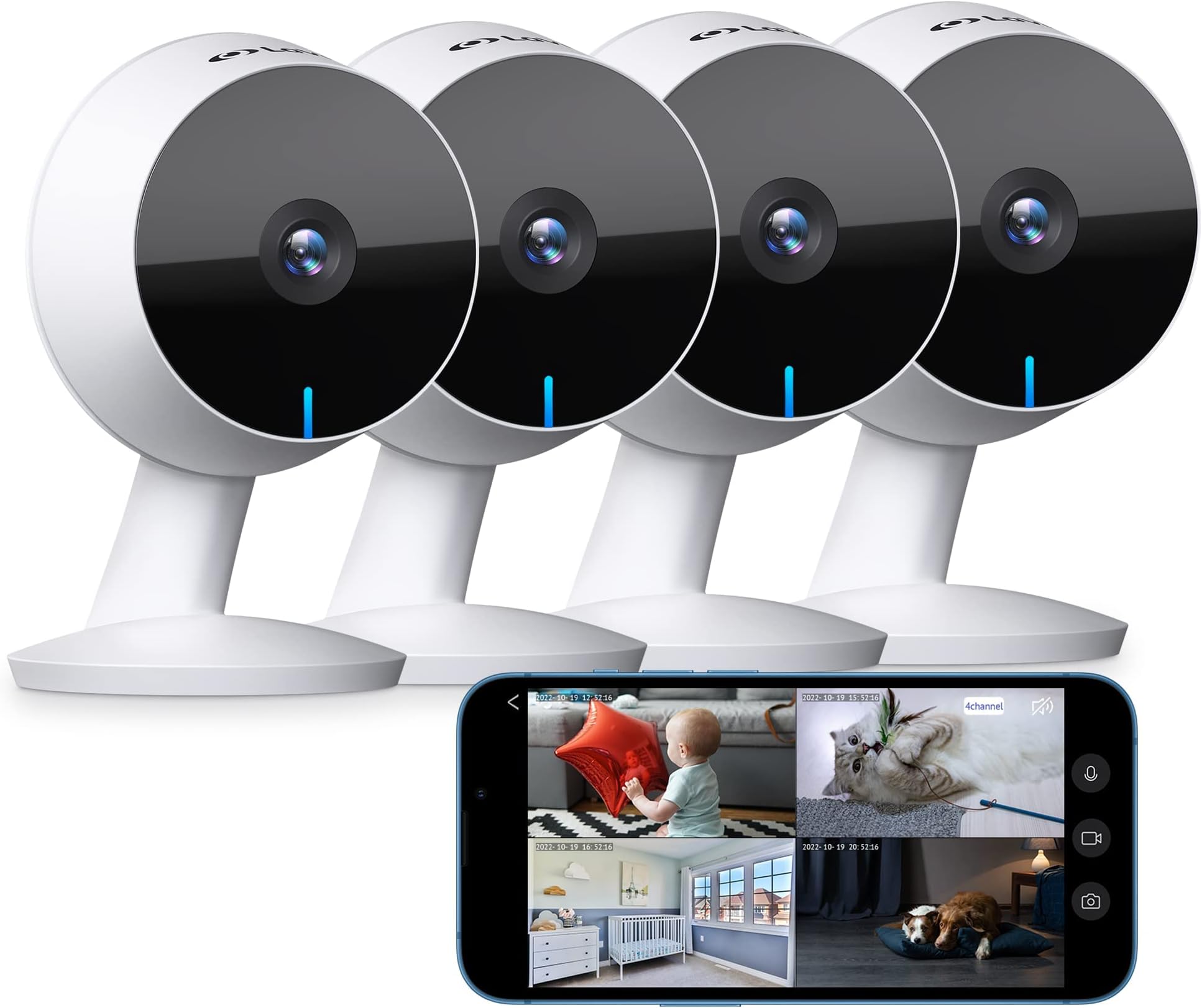Amazon.com : Alarm.com ADC-V515 1080p Indoor Wi-fi Camera with HDR and ...