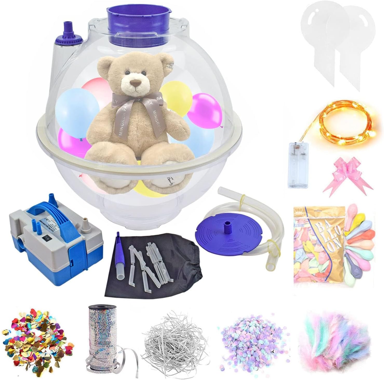 Amazon.com: Balloon Stuffing Machine,16.9'' Balloon Stuffer to Wrap ...