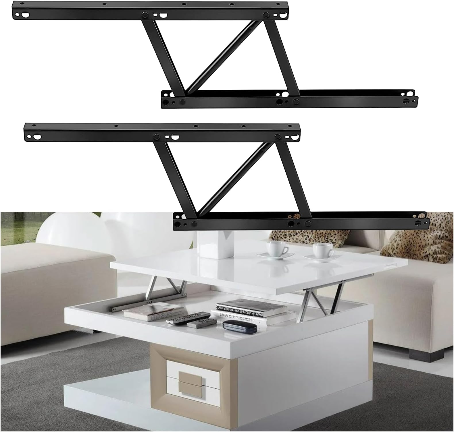 Sauton Coffee Table Lift Mechanism, Lift up Coffee Table Hardware ...