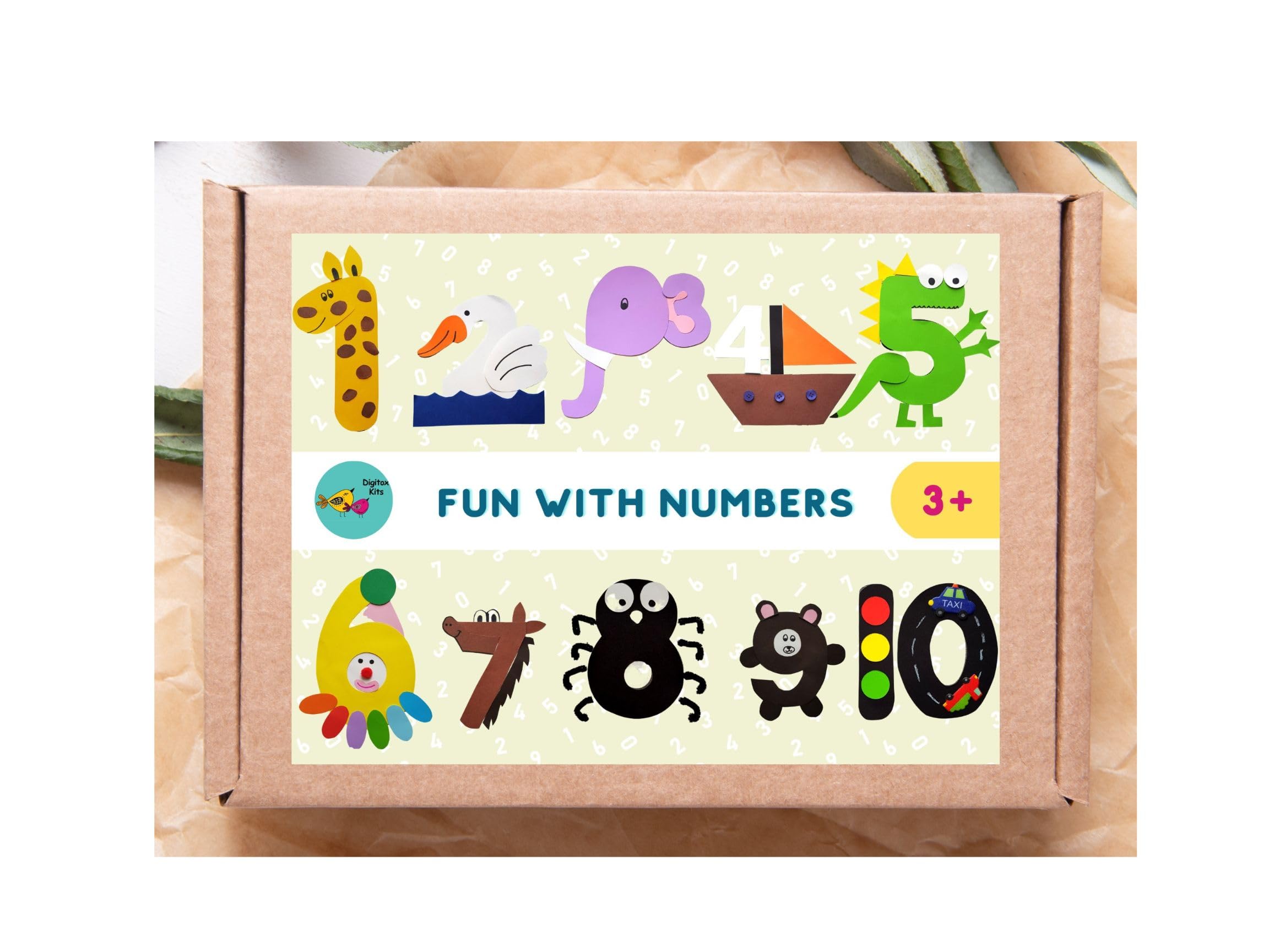 Digitox Fun with Numbers Activity Kit for Kids | Preschool Learning DIY ...