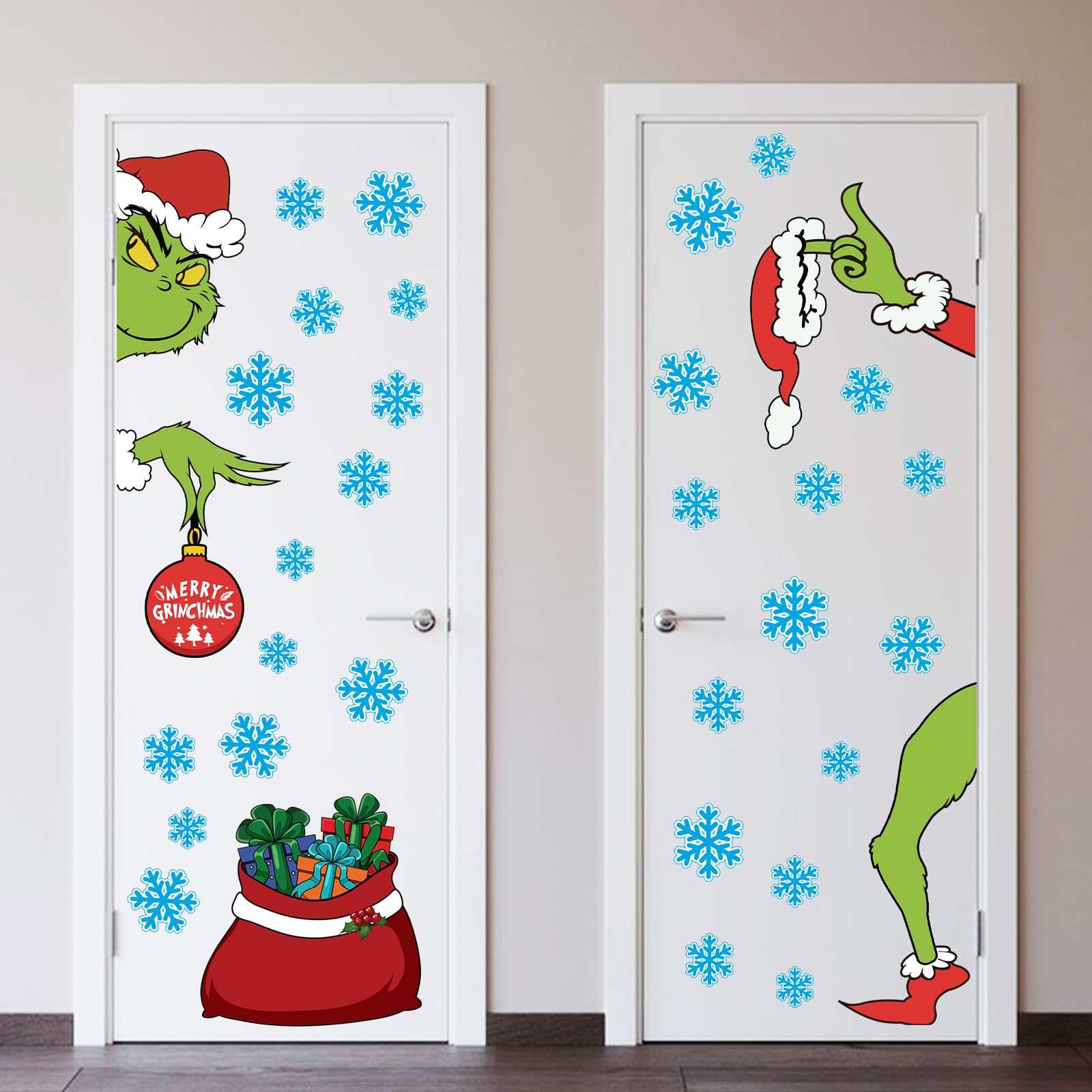 Amazon.com: Christmas Door Decorations, Large Size Christmas Door ...