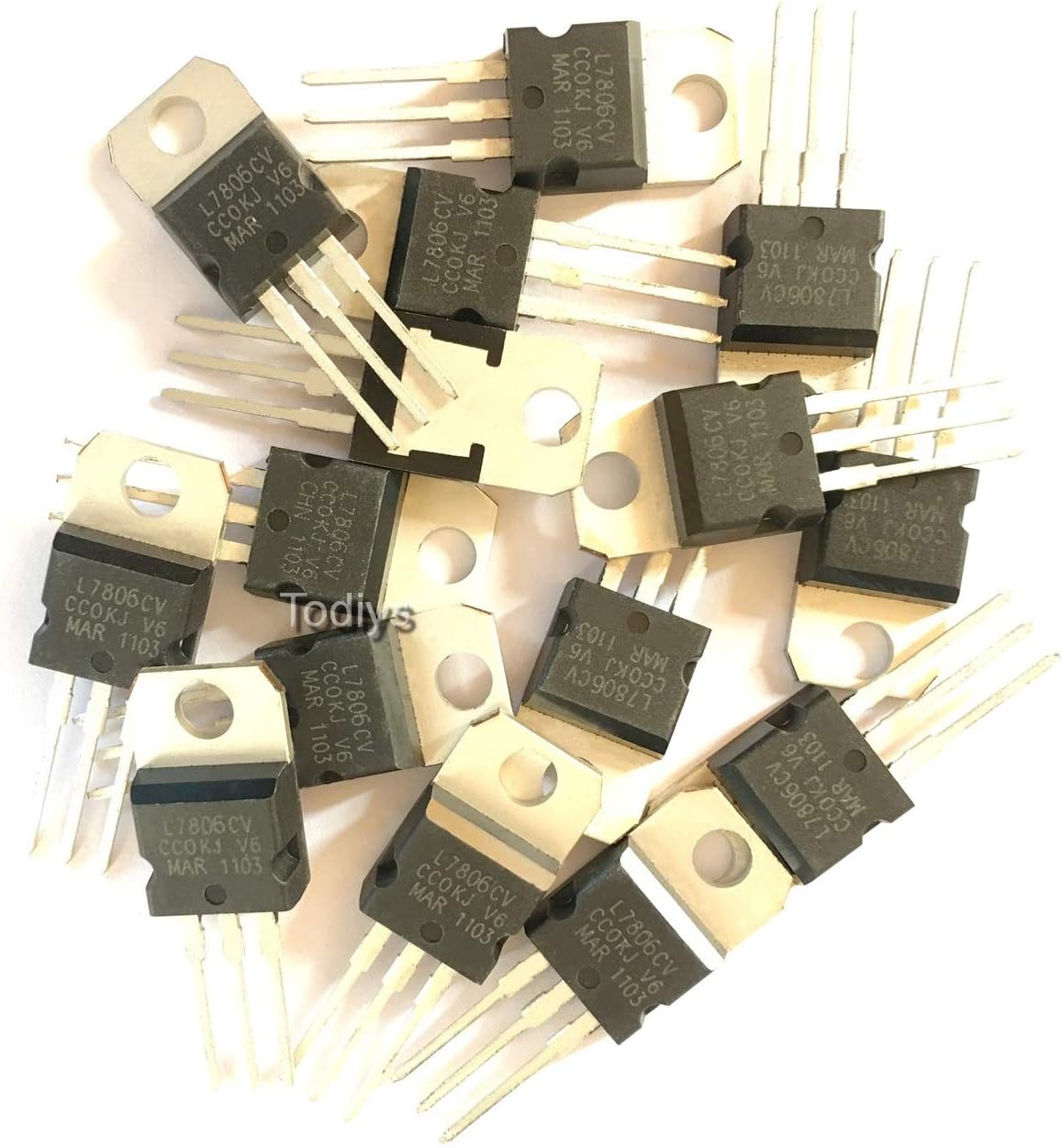 Amazon.com: Todiys New 15Pcs for 7806 L7806 LM7806 MC7806 TO-220 ...