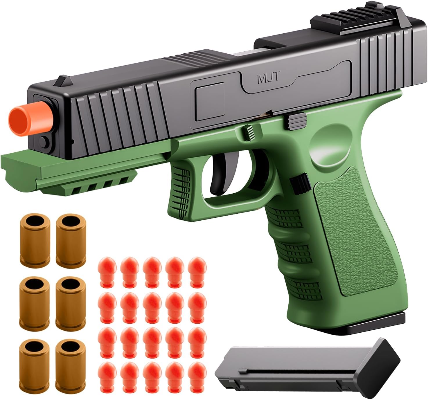 Amazon.com: Soft Bullet Toy Gun Toy Pistol Stress Shot Toy Gun with ...