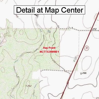 Amazon.com : USGS Topographic Quadrangle Map - Ray Point, Texas (Folded ...