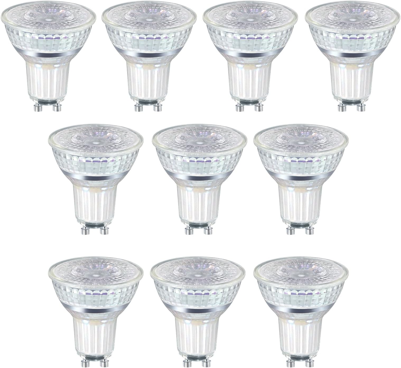 Linkind Ampoule GU10 LED, 2.4w équivalent à 35W Halogène, 2700K Blanc Chaud 230 Lm, Ampoules ...
