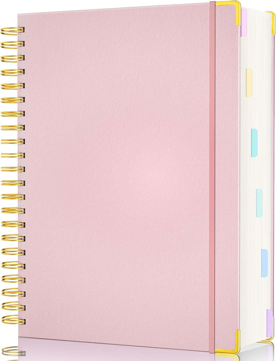 Amazon.com : EUSOAR Pink Spiral Notebook, A4 8.1"x11.7" 300 Pages Large ...