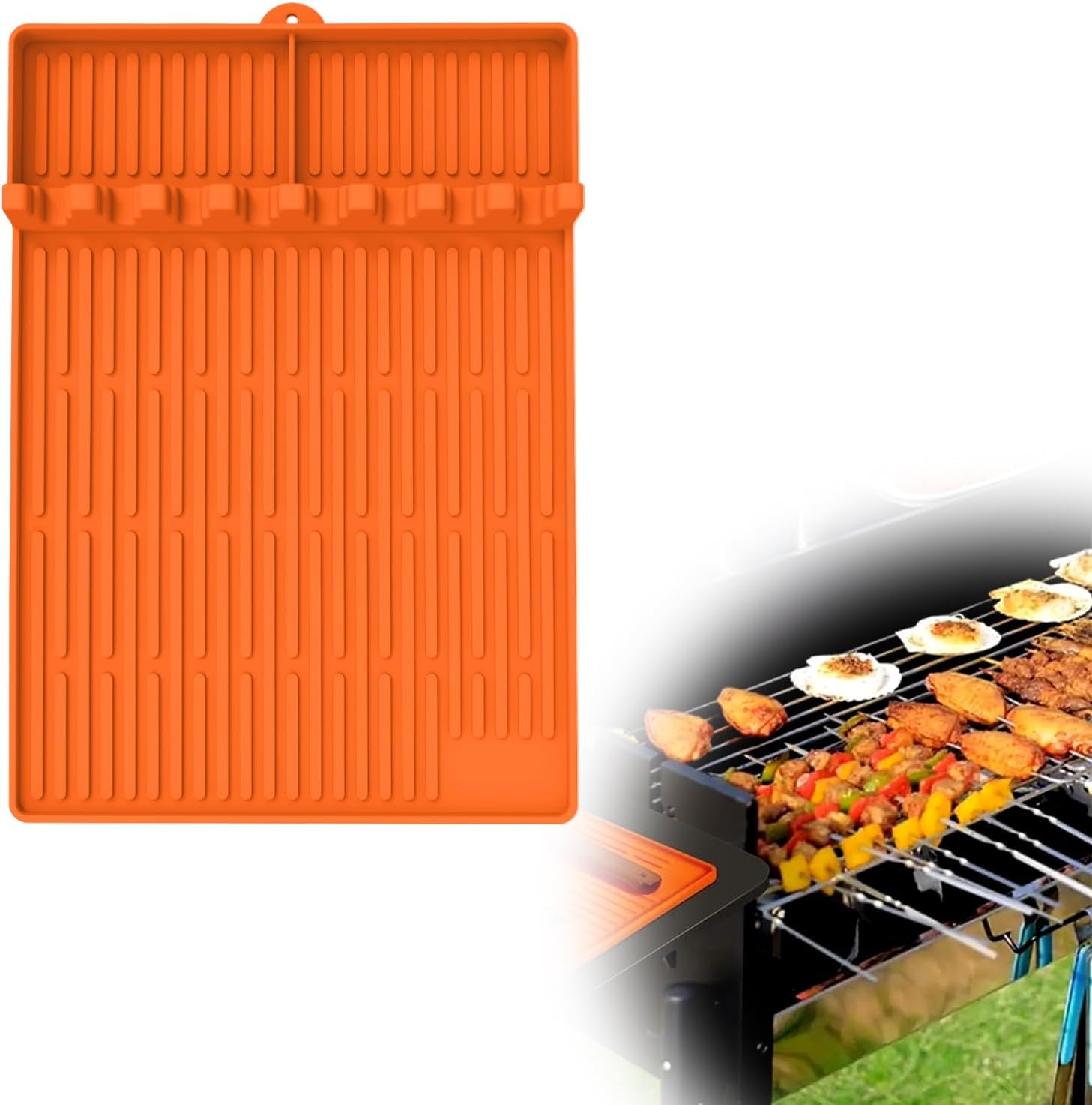 Amazon.com: Silicone Grill Mat for Blackstone, Silicone Griddle Tools ...
