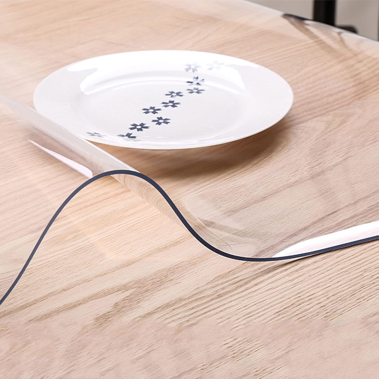 Amazon.com: Transparent Table Cloth 2mm Strong Clear Plastic Sheet ...