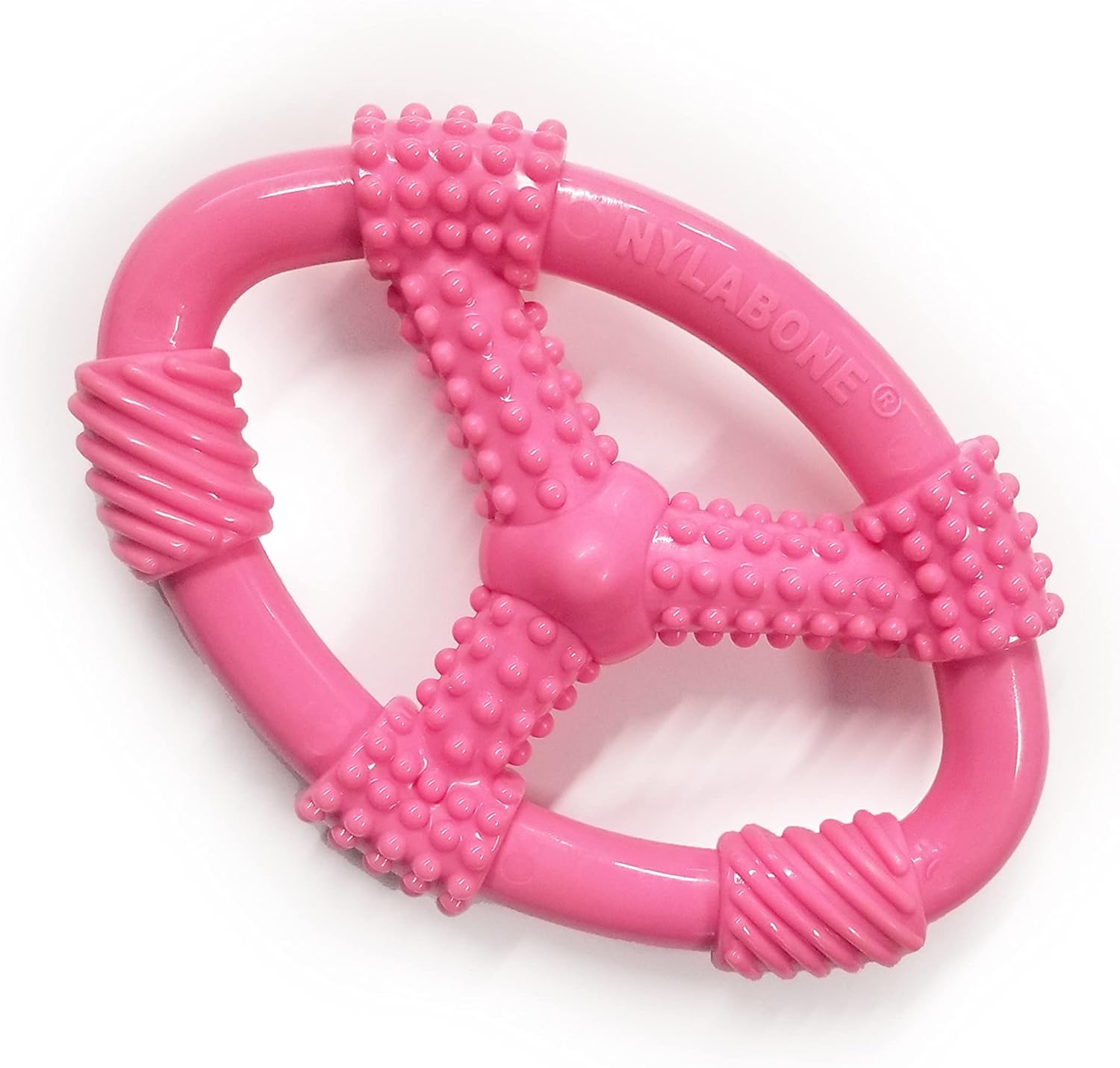 Nylabone Spin Tug & Play Puppy Chew Ring Toy, Toys for Teething Puppies ...