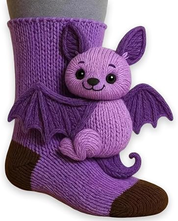 Amazon.com: 3D Knit Animal Socks Novelty Hug Sloth Sock Funny Cute ...