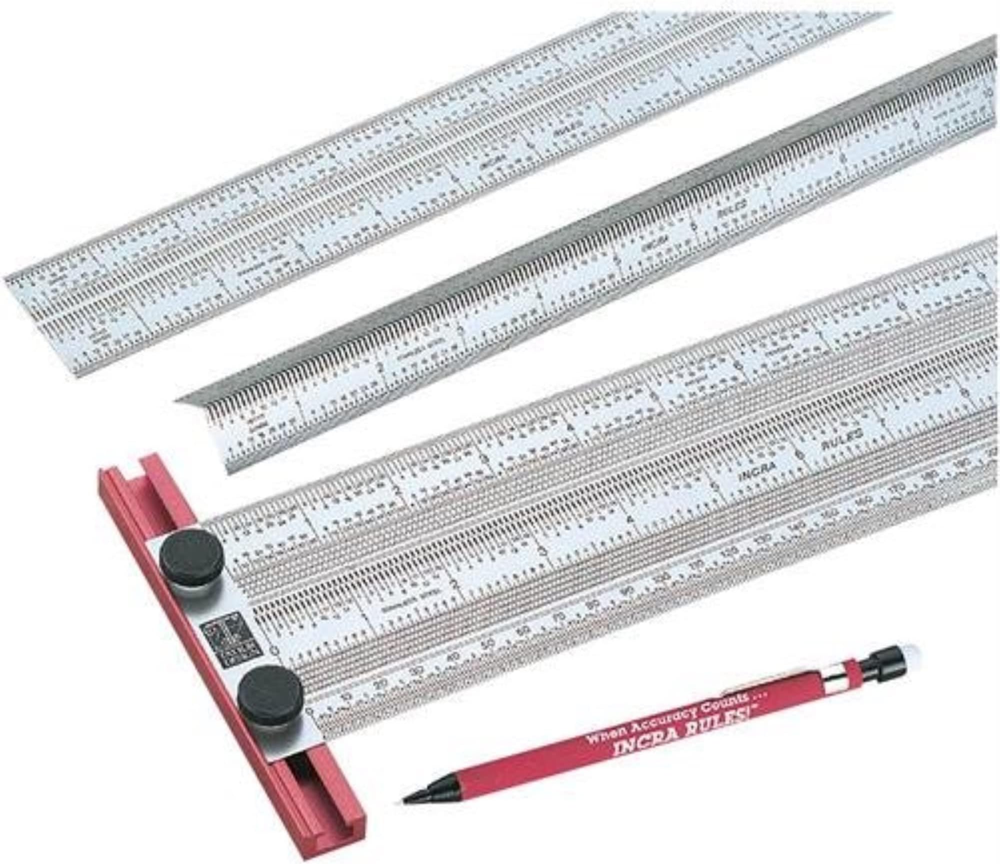 Incra IRSET12 12" Marking Rule Set - Construction Rulers - Amazon.com