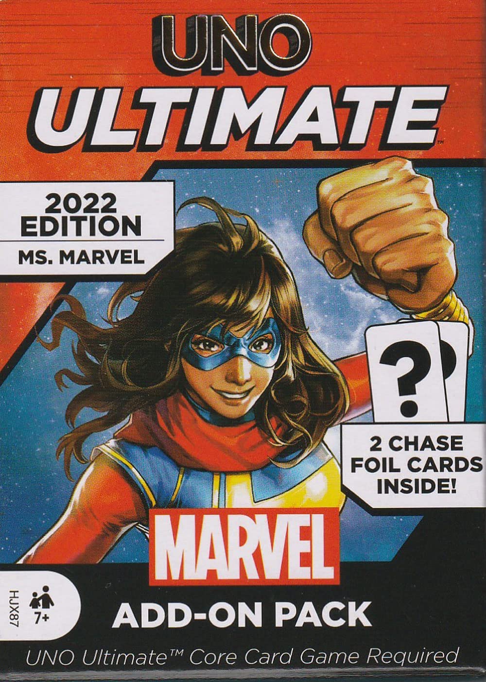 Amazon.com: UNO Ultimate Marvel Card Game Add-On Pack with Ms. Marvel ...