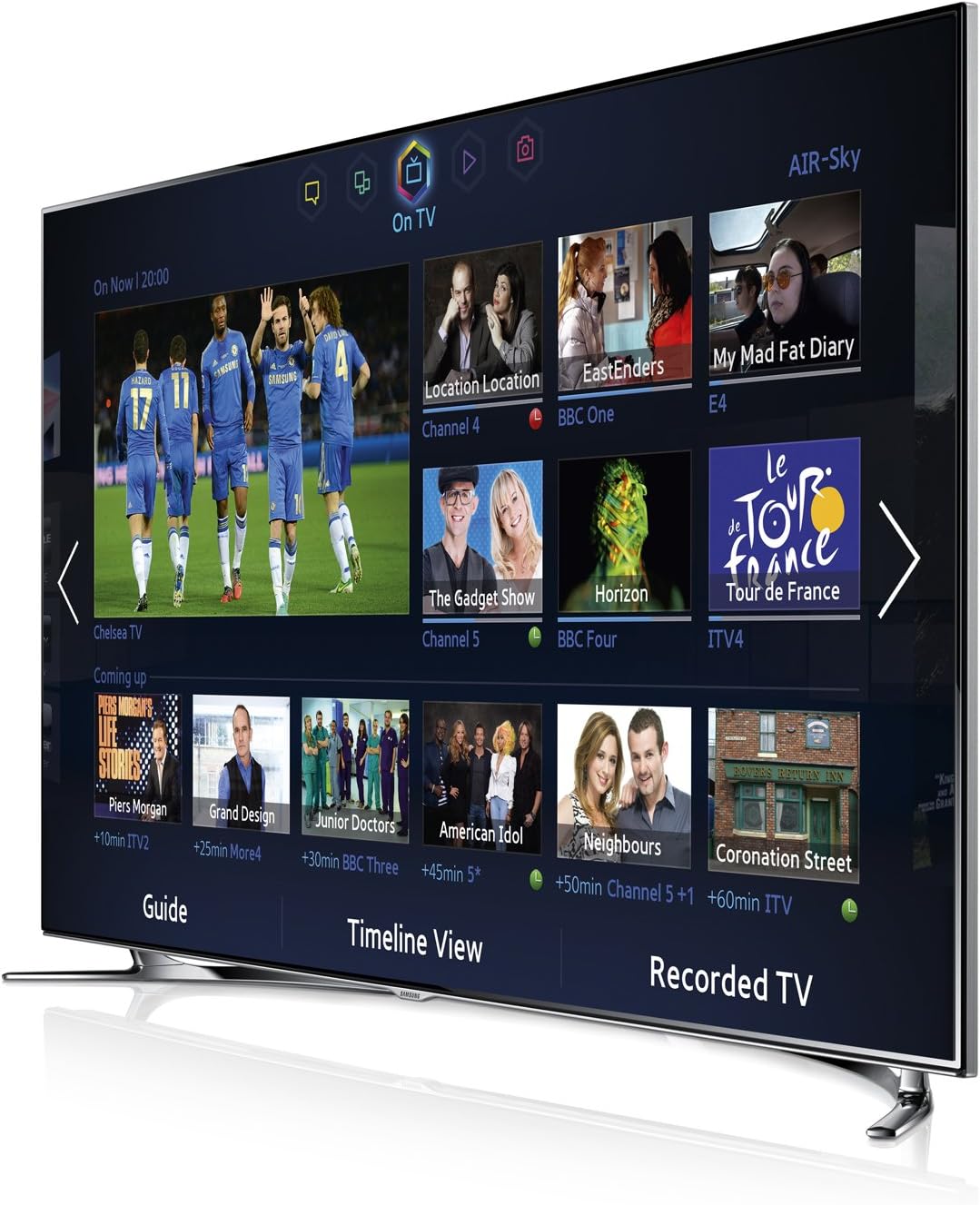 Amazon.com: Samsung UN55F8000 55-Inch 1080p 240Hz 3D Ultra Slim Smart ...