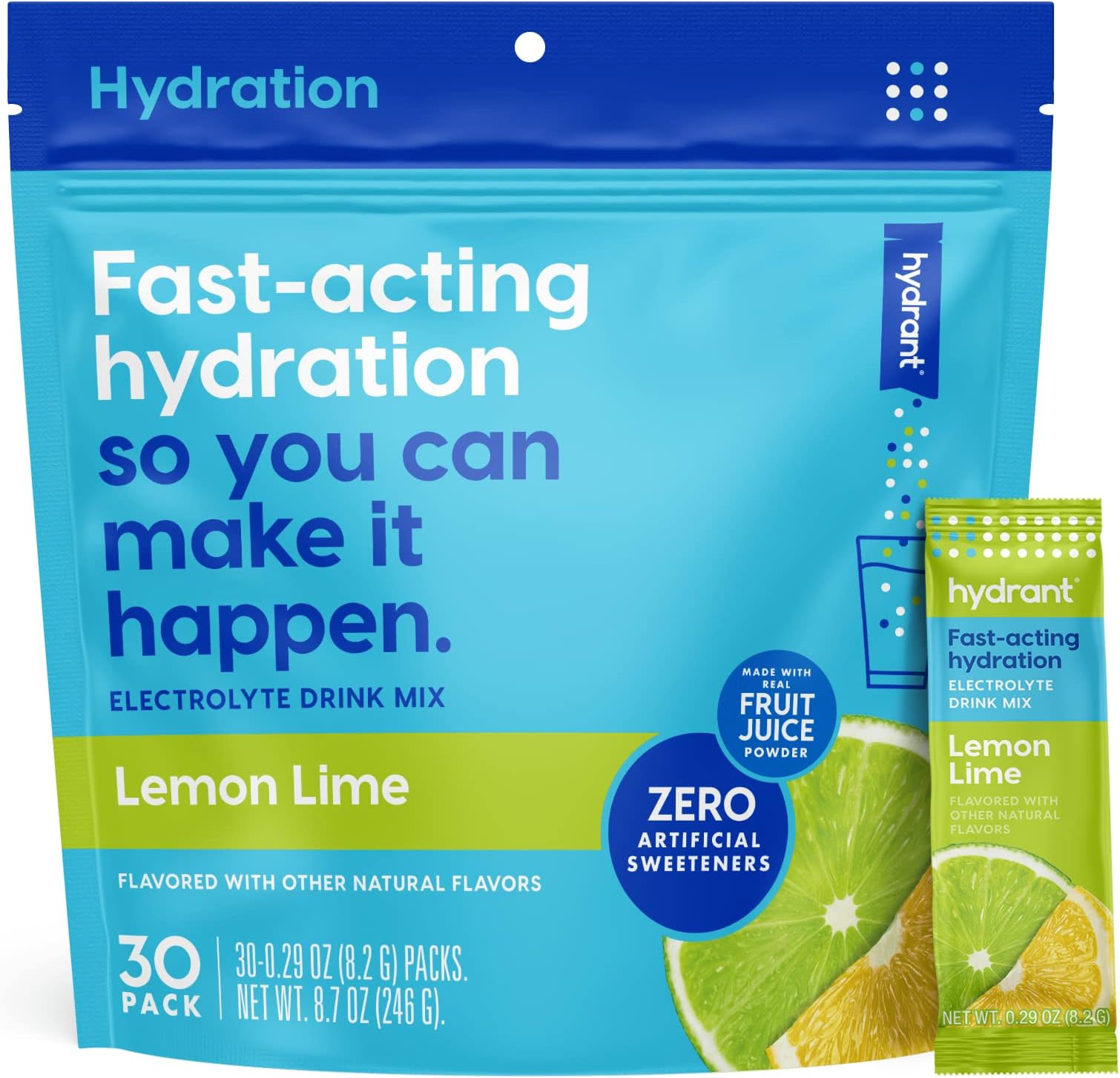 Amazon.com: HYDRANT Hydrate, Individual Hydration Electrolyte Powder ...