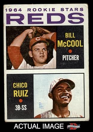 Amazon.com: 1964 Topps # 356 Reds Rookies Bill McCool / Chico Ruiz ...