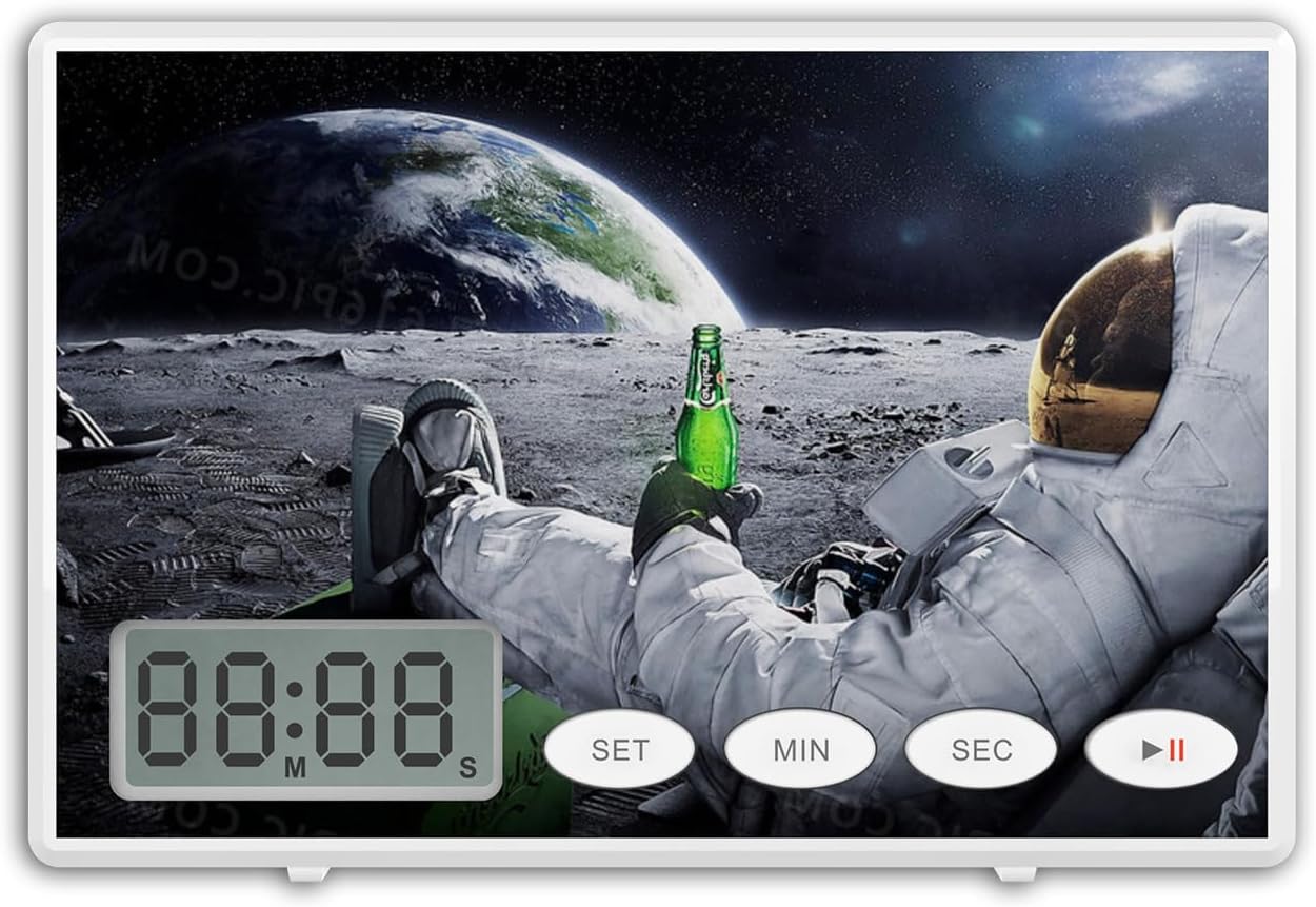 Amazon.com: Magnetic Kitchen Timer Magnetic Digital Stopwatch Clock ...