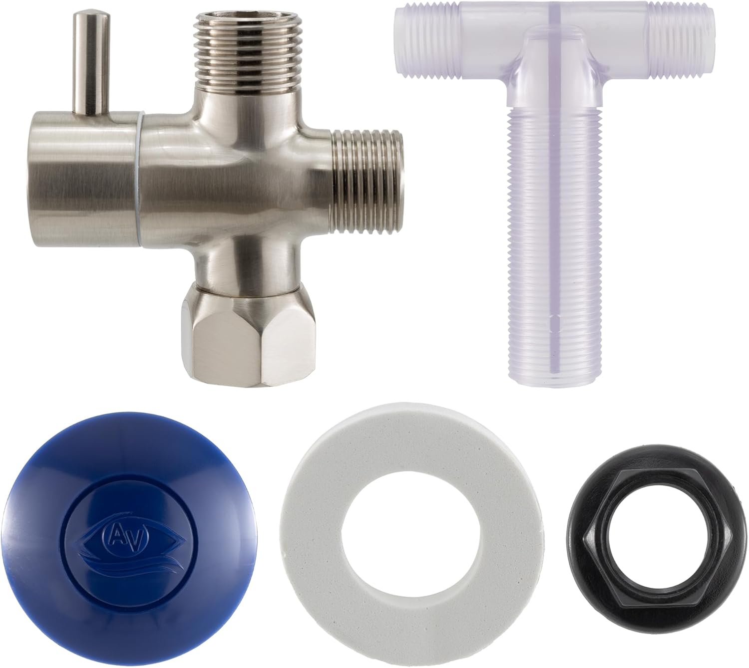 Amazon.com: RecPro RV Showermiser Kit (Brushed Nickel) | Saves Water ...