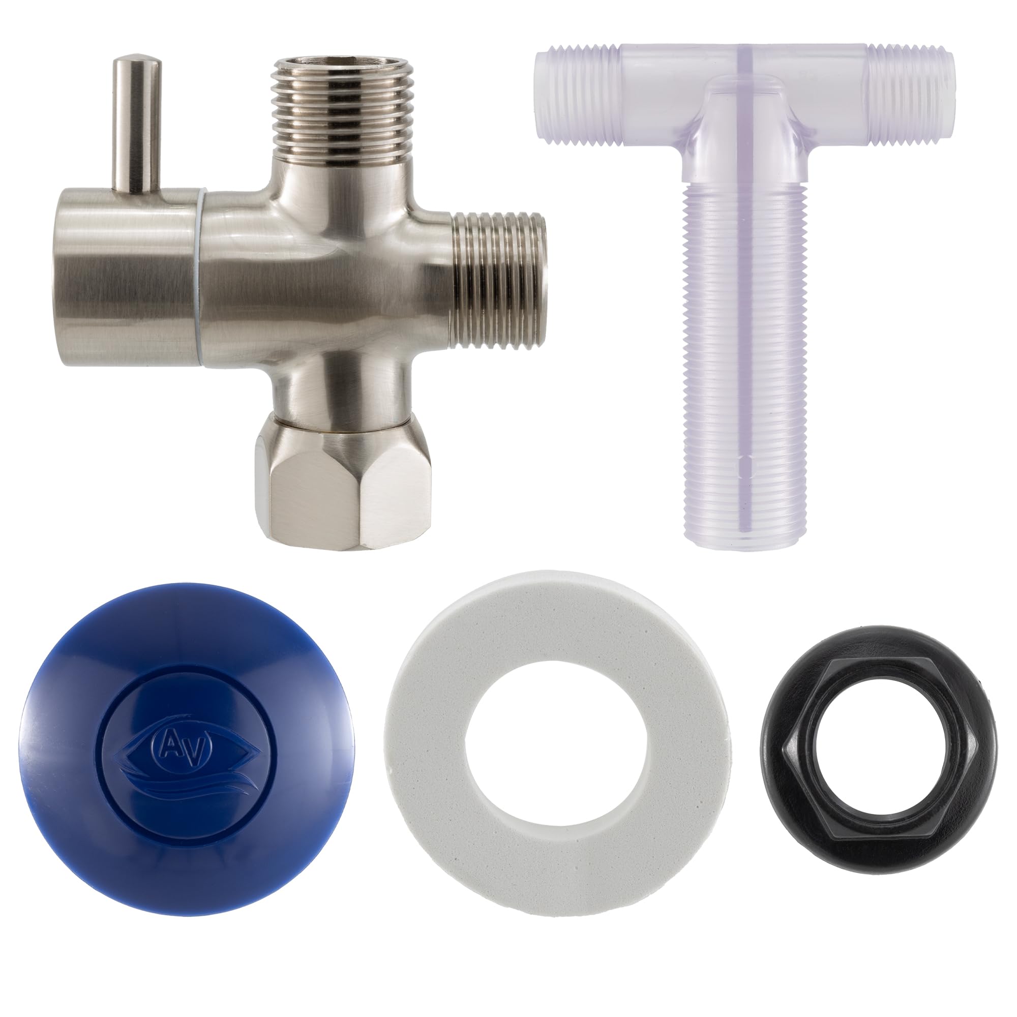 Amazon.com: RecPro RV Showermiser Kit (Brushed Nickel) | Saves Water ...
