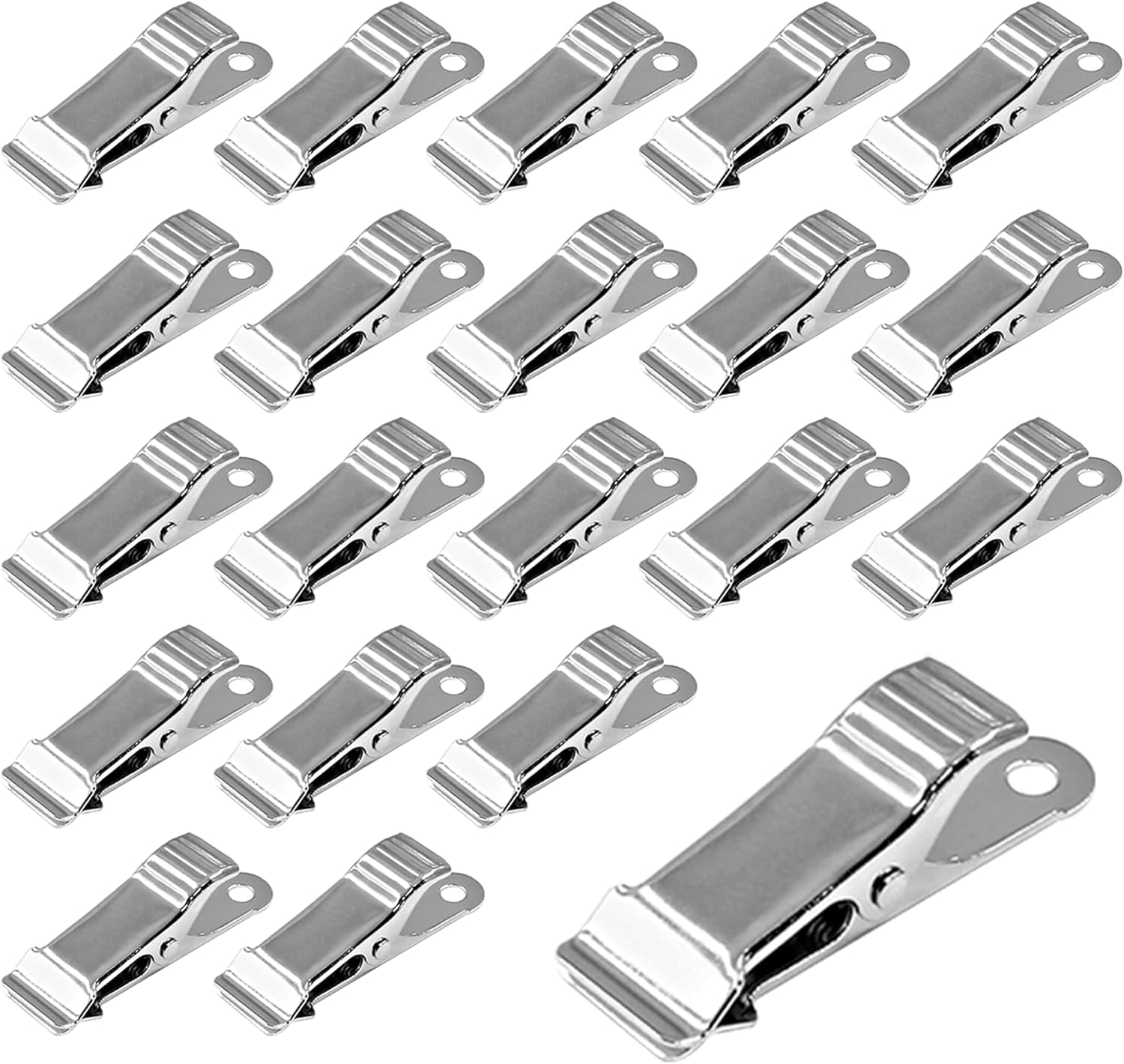 Amazon.com: Hordion 20 Pcs Mini Alligator Clips 1/2 Inch Wide, Metal ...