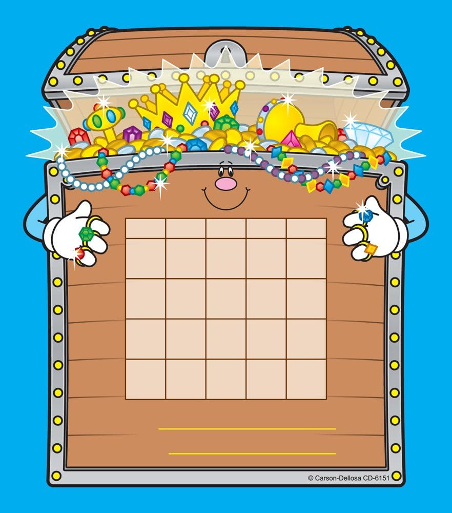 Amazon.com : Treasure Chest Incentive Charts : Books : Office Products