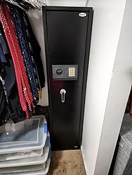Large Rifle Safe, Long Gun Safe for Rifle Shotgun for Home, Quick ...