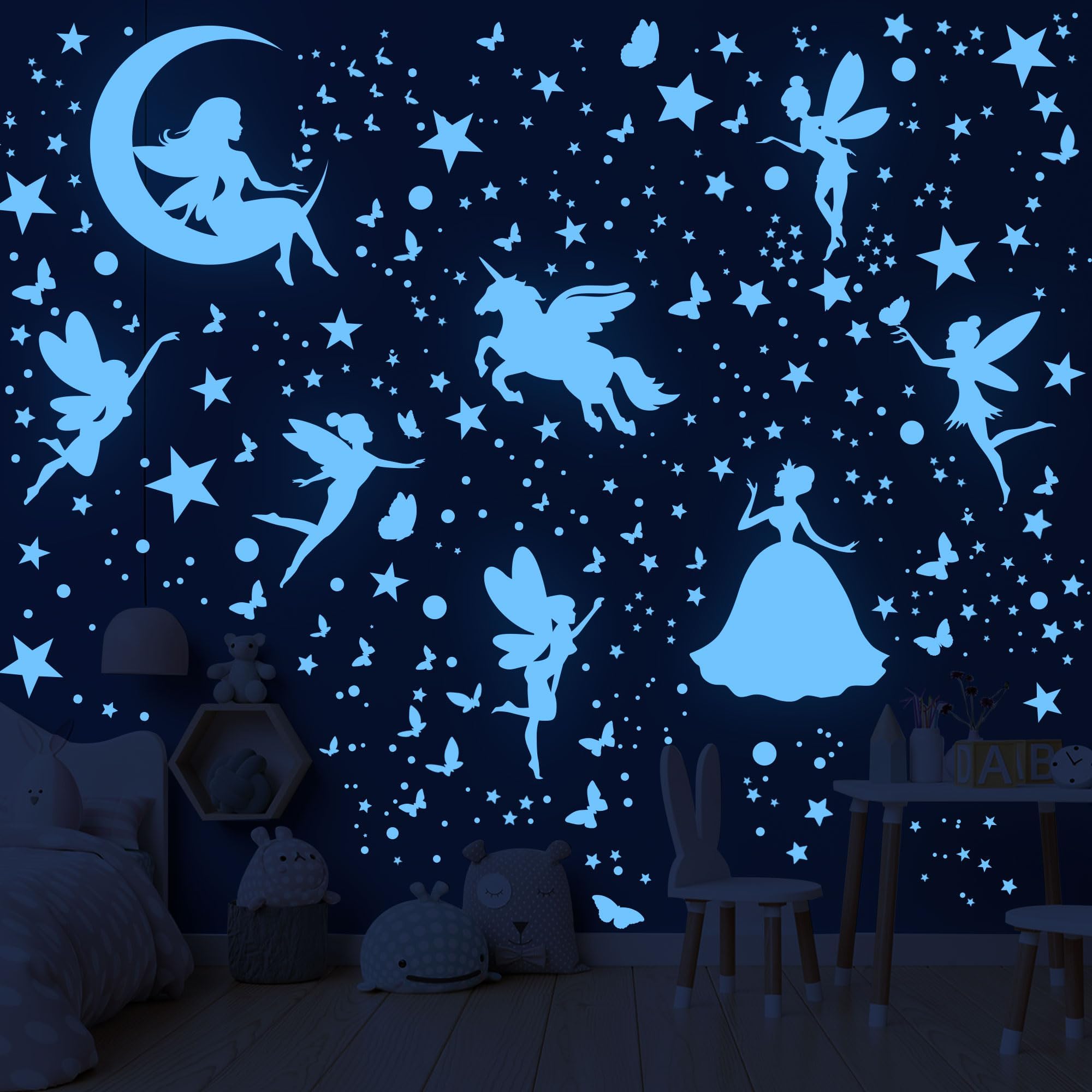 Amazon.com: Nursery Wall Decals Glowing Words Stickers - WE Love You to ...