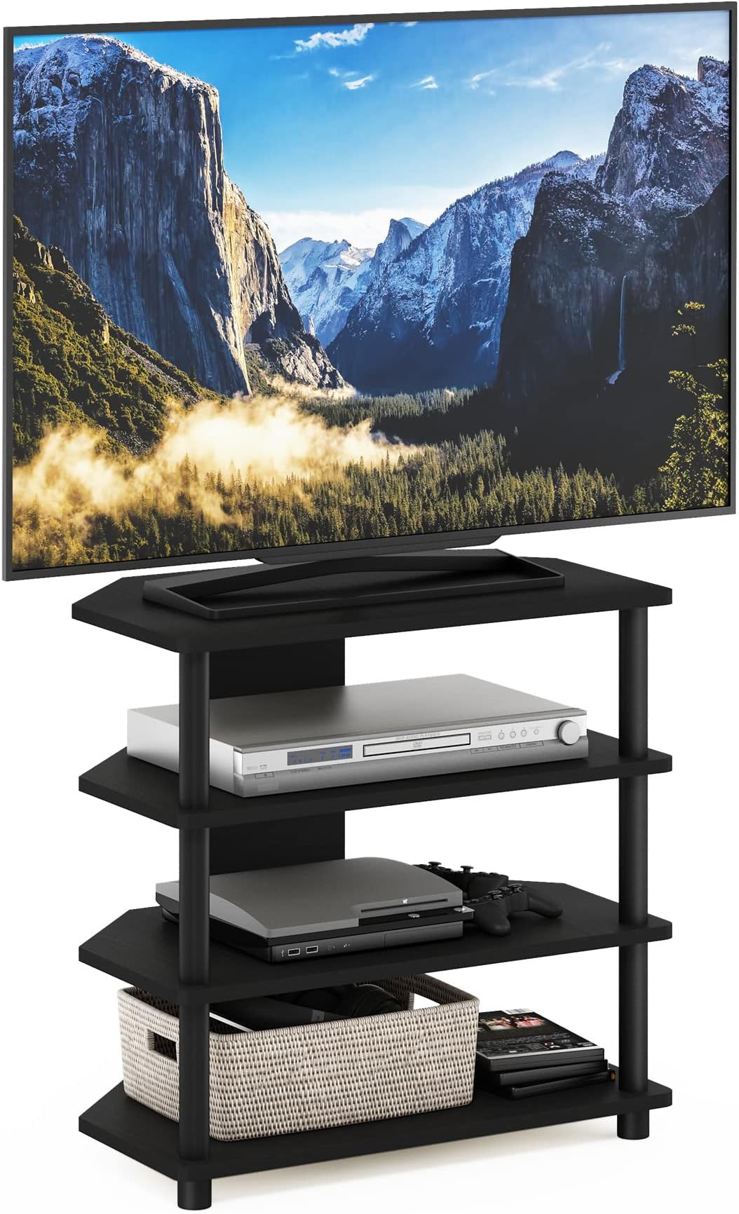Amazon.com: VECELO Corner TV Stand for TVs up to 40", Modern 40" Corner ...