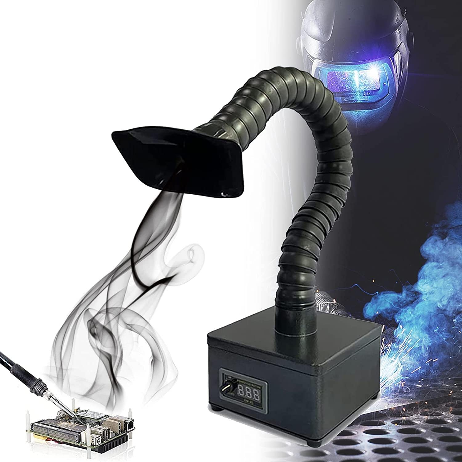 Smoke Absorber Fume Hood Solder Fume Extractor Soldering Fume Extractor ...