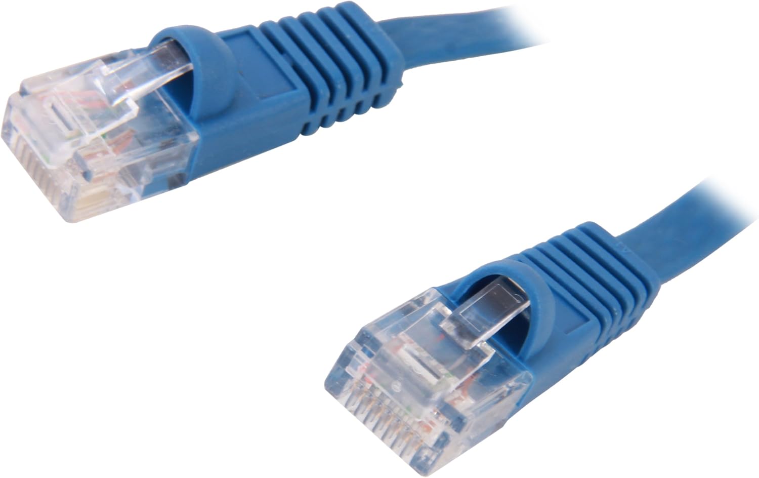 Amazon.com: Coboc CY-CAT6-75-Blue 75-Feet 32AWG Cat 6 550MHz UTP Flat ...
