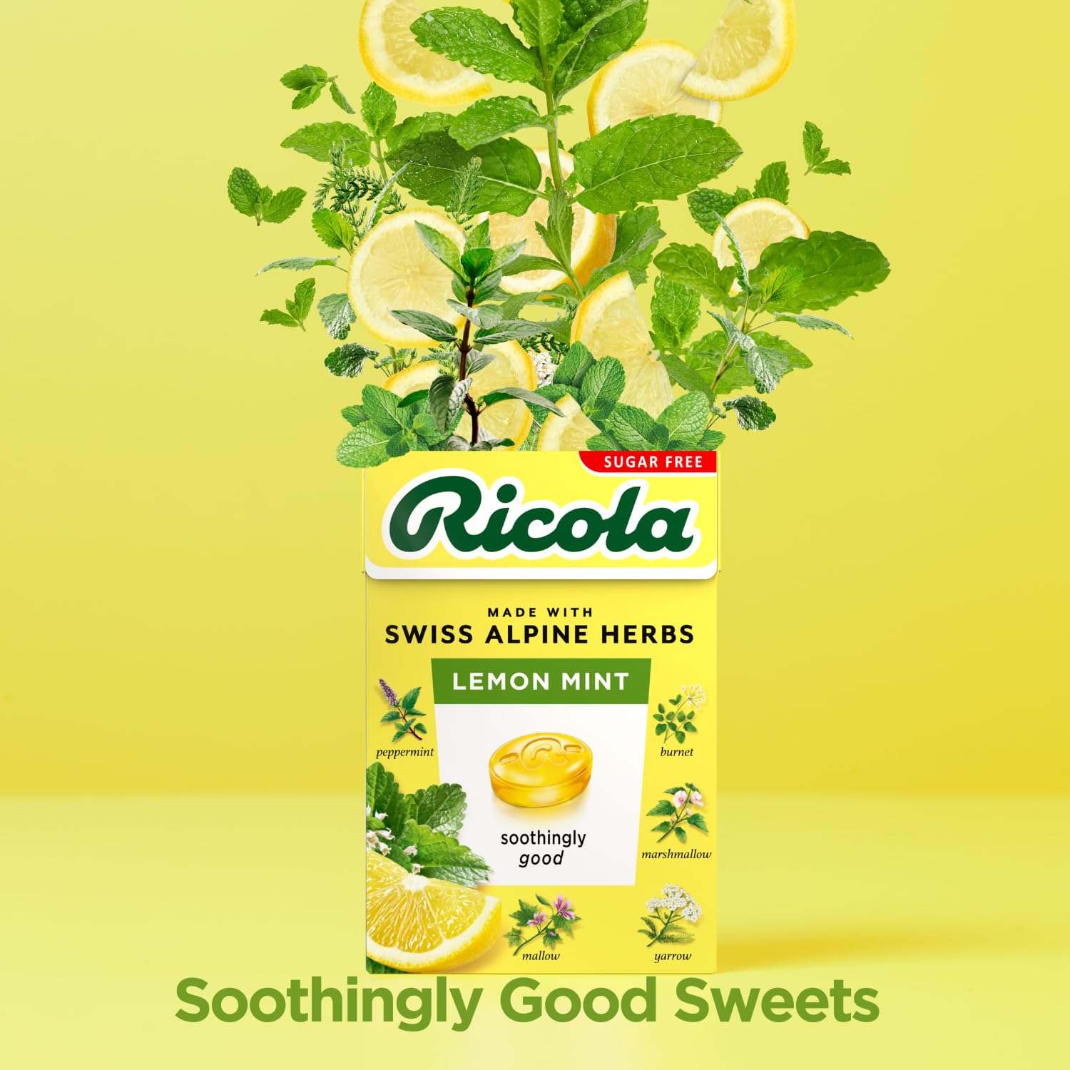 Ricola Lemon Mint Sugar Free Swiss Herbal Sweets, Philippines | Ubuy