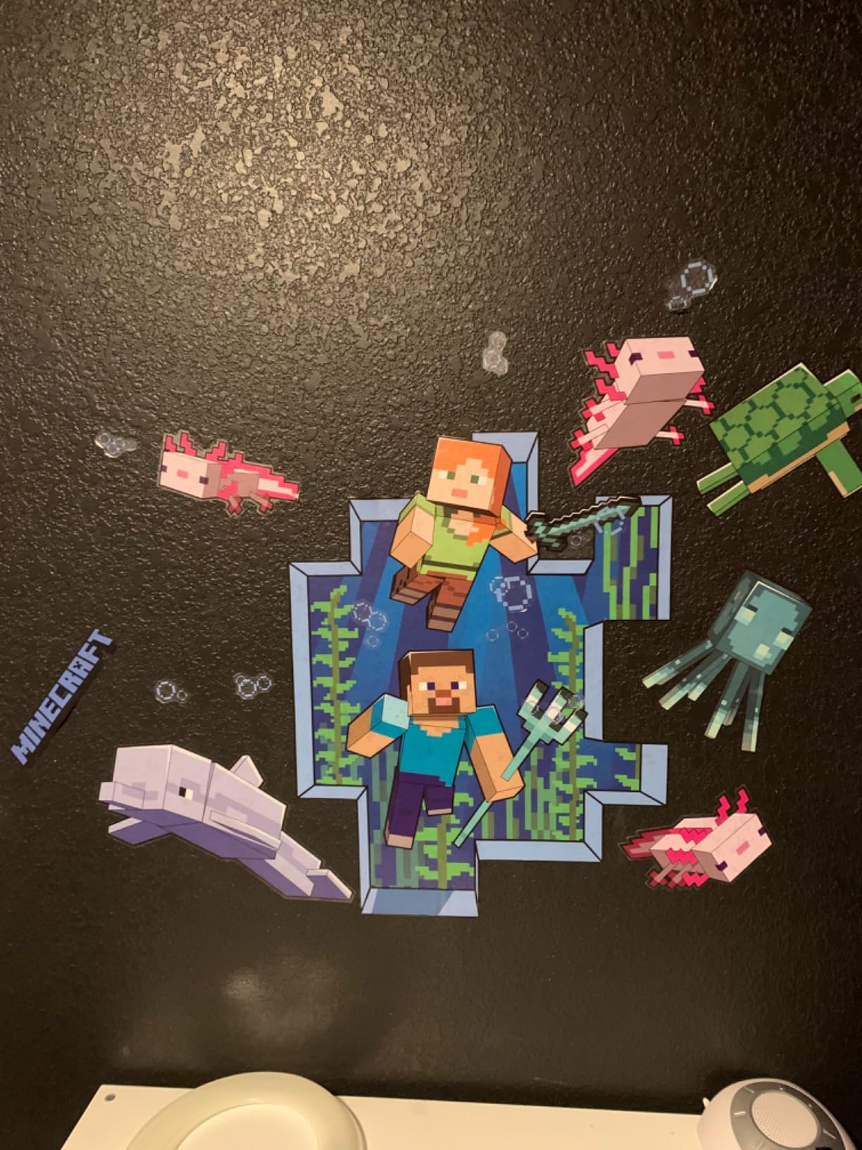 $3/mo - Finance RoomMates RMK5366SCS Minecraft Characters Peel and ...