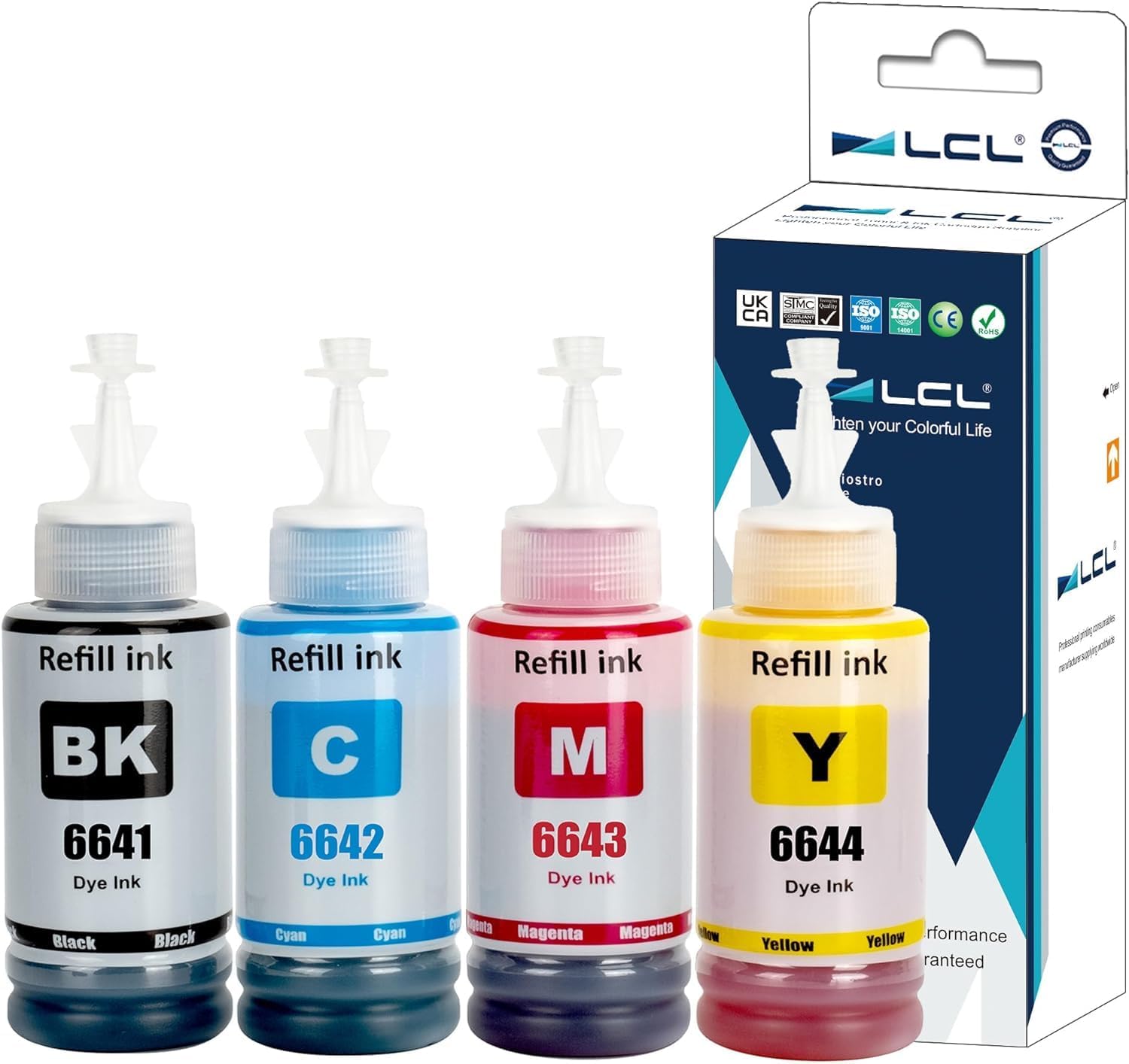JoyPrinting Compatible Refill Ink Bottle Replacement 664 T664 Ink ...
