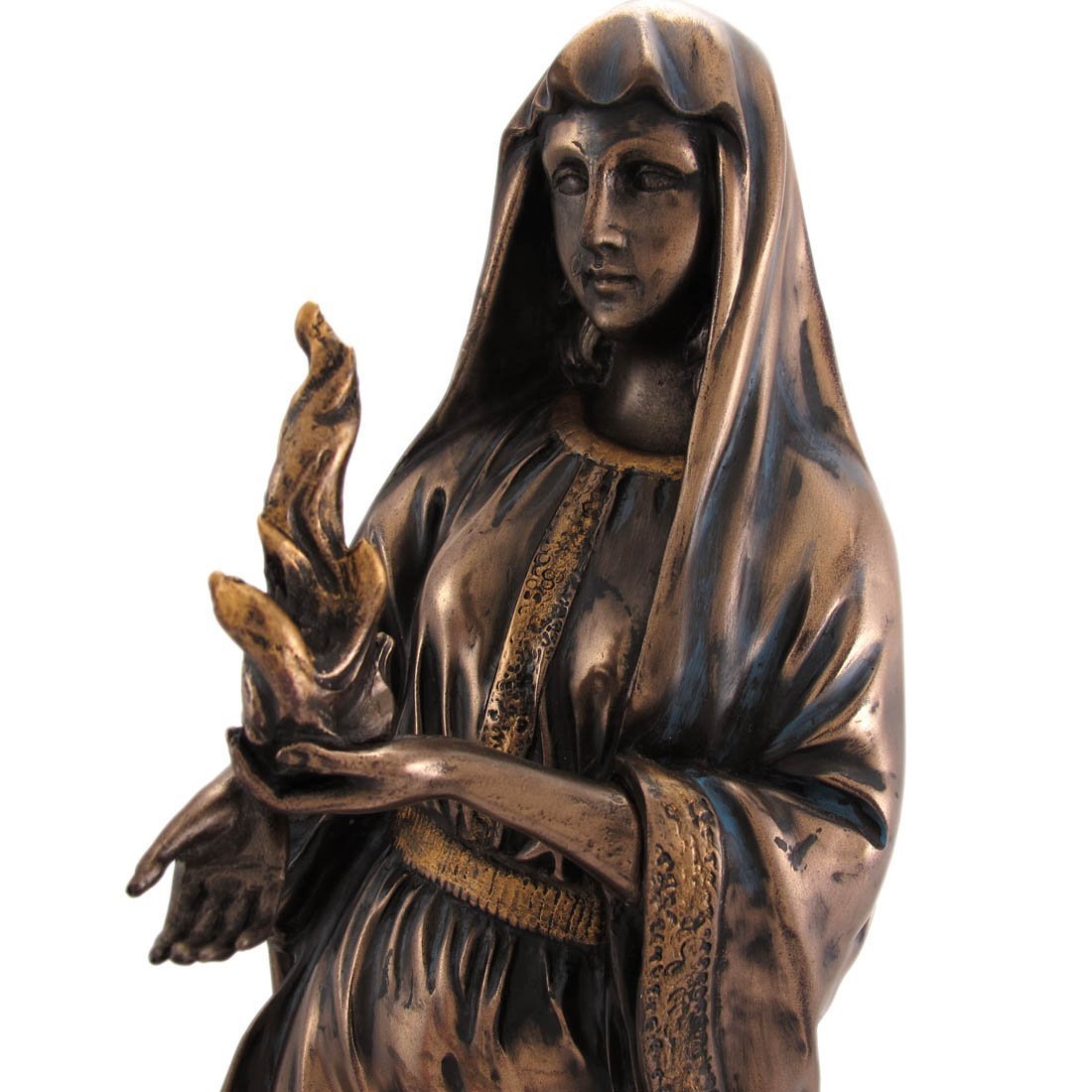 Estatua Da Deusa Grega Hestia Estátua Artesanal De Escultura De