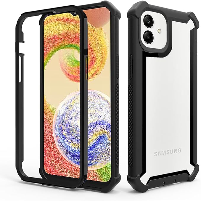 Amazon.com: Asuwish Phone Case for Samsung Galaxy A04 Cover Rugged ...