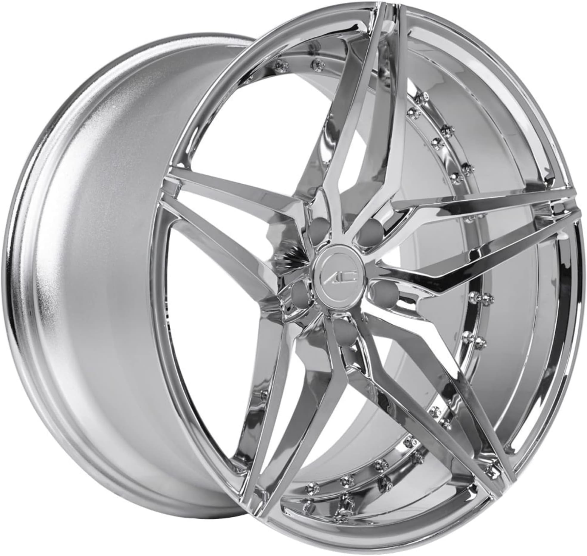 Amazon.com: STRADA SPINA Custom Wheel - 20x8, 40 Offset, 5x114.3 Bolt ...